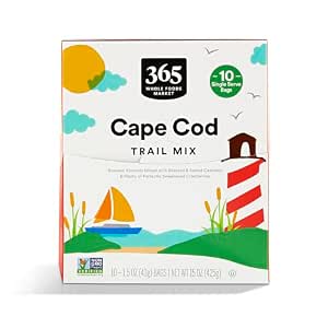 Amazon.com: 365 by Whole Foods Market, Cape Cod Trail Mix Multipack, 15 ...