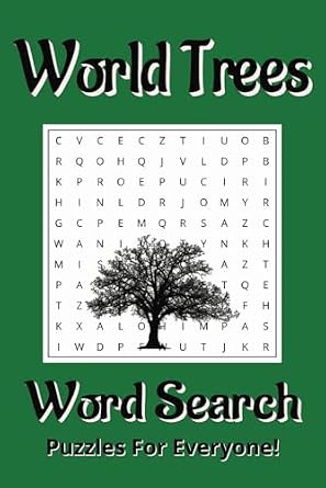 World Trees Word Search Puzzle Book: Word Searches with Easy to Read ...