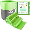 Amazon.com: Compostable Trash Bags (60 Count) 13 Gallon Compost Food ...