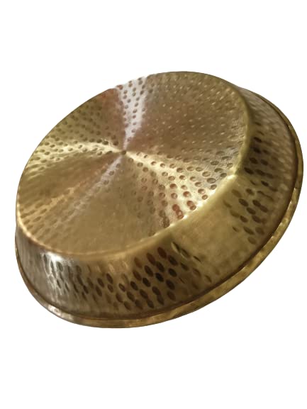 Buy Brass Parat, Brass Platter, Pital ki Thali. Diameter 13.5 Inches ...