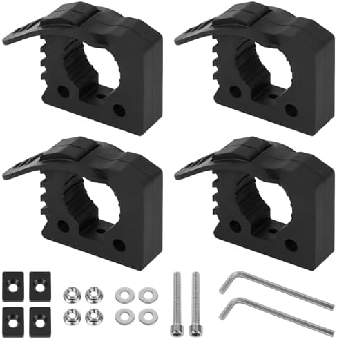 4 Pack Quick Release Rubber Clamp,Rubber Mount Clamps for Securing ...