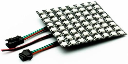 Buy 8X8 64 LED Matrix WS2812 5050 RGB Dream Color Individually ...