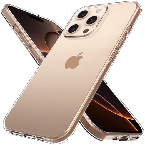 Amazon.com: Crystal Clear Compatible with iPhone 16 Pro Max Case.Soft ...