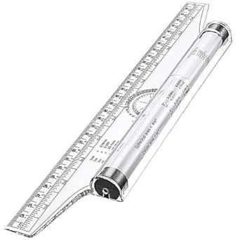 Amazon.com : Plastic Parallel Rolling Ruler, Multifunctional Drawing ...