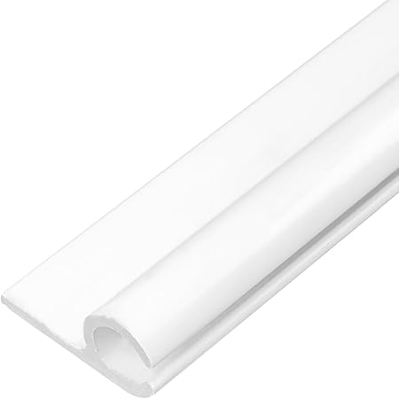 LYSEL Kederschiene Kederleiste Weiß für Keder 5,0-9,0mm Länge 1m ...
