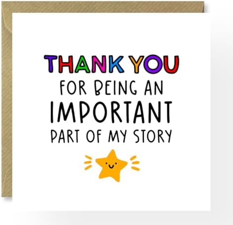 Thank you card, Thank you for being such an important part of my ...