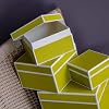 Set of 5 gift boxes orange +++ STORAGE BOXES +++ Quality made by ...