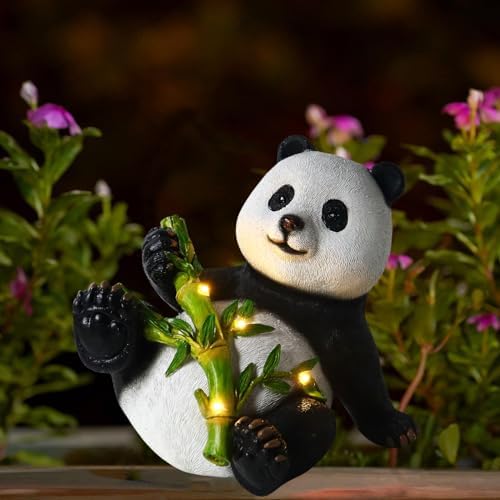Amazon.com: Swing Panda Statue – 5.7 Inch Hanging Animal Cute Panda ...