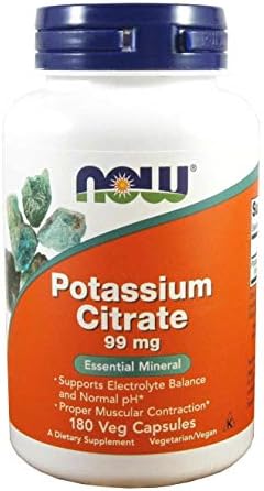 Amazon.com: Now Potassium Citrate 99 mg : Health & Household