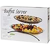 Amazon.com | CreativeWare 2-Tier Buffet Server, Includes 1 Small and 1 ...