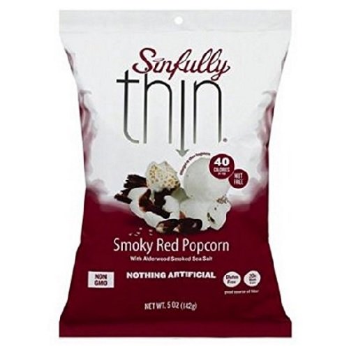 Amazon.com: Sinfully Thin Popcorn Smoky Red, 5 oz