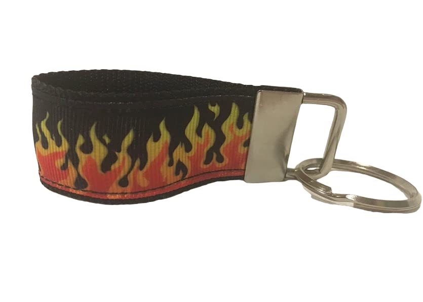 Amazon.com: Mini Keychain, Flame Keychain, Hod Rod Gifts, Custom ...