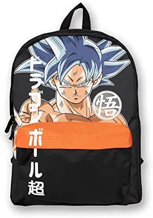 Bioworld Dragon Ball Z Ultra Instinct Goku Backpack : Amazon.co.uk: Fashion