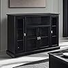 Amazon.com: Summit Highboy TV Stand with Storage Cabinets and Shelves ...