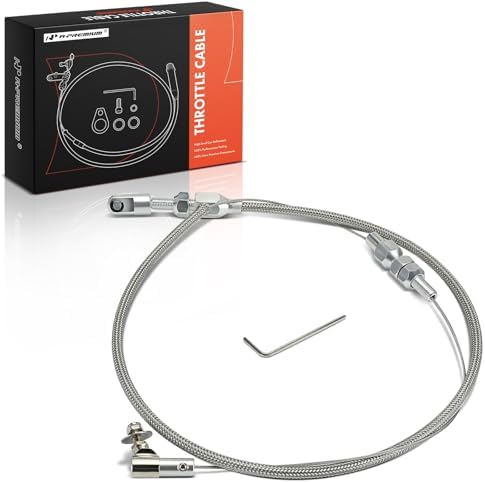 Amazon.com: A-Premium 24" Universal Adjustable Throttle Cable - Braided ...