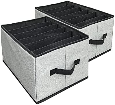 Wardrobe Storage Organiser, Clothes Storage, Foldable Jeans Storage ...