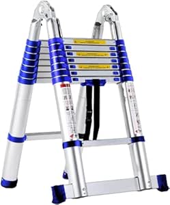 Heavy Duty Telescopic Ladder with Stabilizer Bar - Multi-Purpose A ...