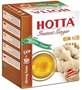 Amazon.com : HOTTA Instant Ginger Drink With Honey Tea Hot or Cold ...