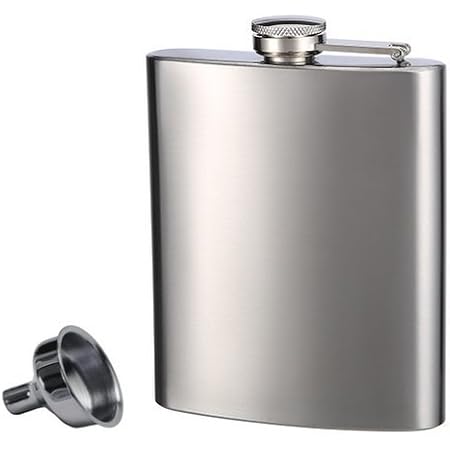 Amazon.com | 3 Pcs 8 oz Hip Stainless Steel Flask & Funnel Set by QLL ...