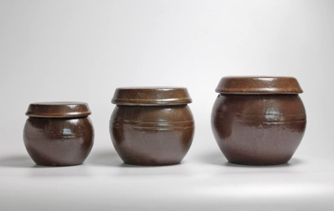 Amazon.com: 일반 Korean onggi kimchi Pot - 3 Size Bundle: Home & Kitchen