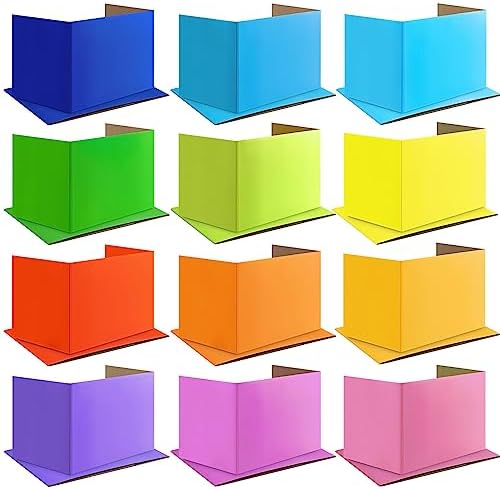 Amazon.com : 24 Pcs Privacy Boards for Student Desks 22''Wx 14''H x 16 ...