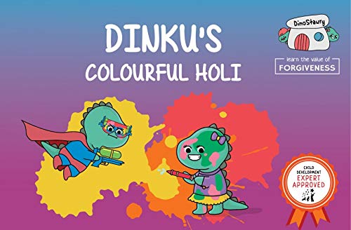 Buy DinoStaury Dinku's Colourful Holi Book Online at Low Prices in ...