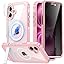 Amazon.com: GIVELOT 360° Protection Magnetic for iPhone 16 Pro Case Built-in 9H Privacy Screen ...