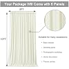 Amazon.com: 30 ft x 10 ft Wrinkle Free Ivory Backdrop Curtain for ...