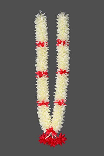 Buy SR FANCY MART Jasmine Garland (Cream with Majantha) Online at Low ...