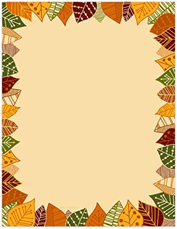 Thanksgiving Letter Head Borders