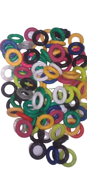 Pigeon Rings Multi Colours Rubber Rings 500 pcs per Packet : Amazon.in ...