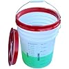Amazon.com: 5 Gallon Graduated Measuring Mixing Bucket Pail with Screw ...