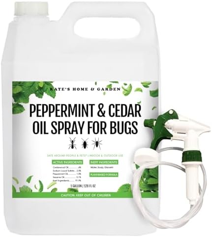 Amazon.com: Kate's Home & Garden Peppermint Oil Spray for Bugs, Insects ...
