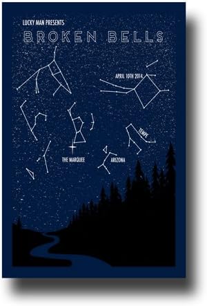 Amazon.com: Broken Bells Poster - Concert After the Disco Tour 11 X 17 ...
