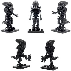 Magma Brick: Alien Mini Figure Inspired by Xenomorph Compatible with ...