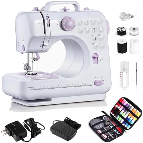 Amazon.com: Sewing Machine for Beginners Electric Mini Sewing Machine ...
