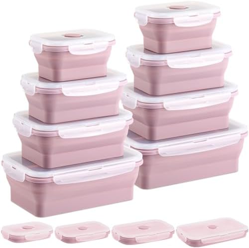 Amazon.com: FUSMYE Set of 2 Extra Large Collapsible Silicone Food ...