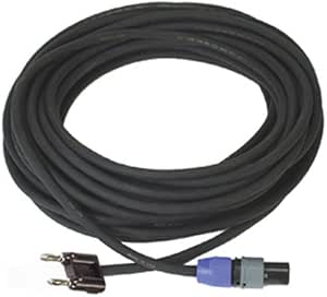 Amazon.com: Peavey PV 50 ft. 2C 16 Gauge NL2FC to Dual Banana Spkr ...