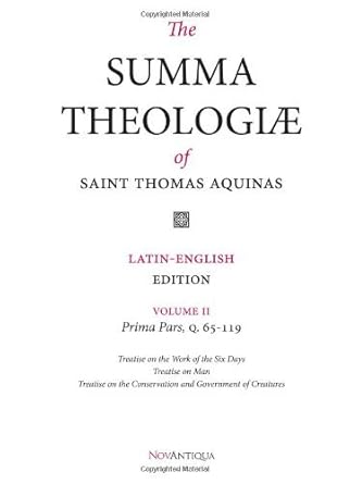 By Thomas Aquinas The Summa Theologiae Of St. Thomas Aquinas: Latin ...