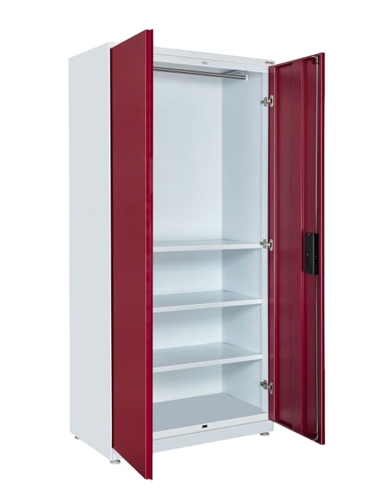 Raj & Raj Classic 2 Door Steel Almirah Metal Steel Office Wardrobe | 2 ...