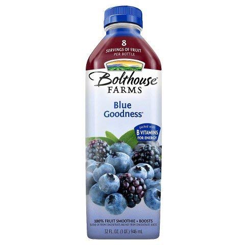 Amazon.com : Bolthouse Farms Fruit Smoothie, Blue Goodness, 32 oz ...