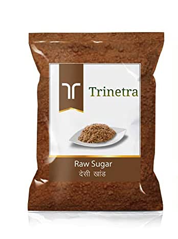 Trinetra Raw Sugar(Desi Khand)| 500g Packing| Processed Organically ...