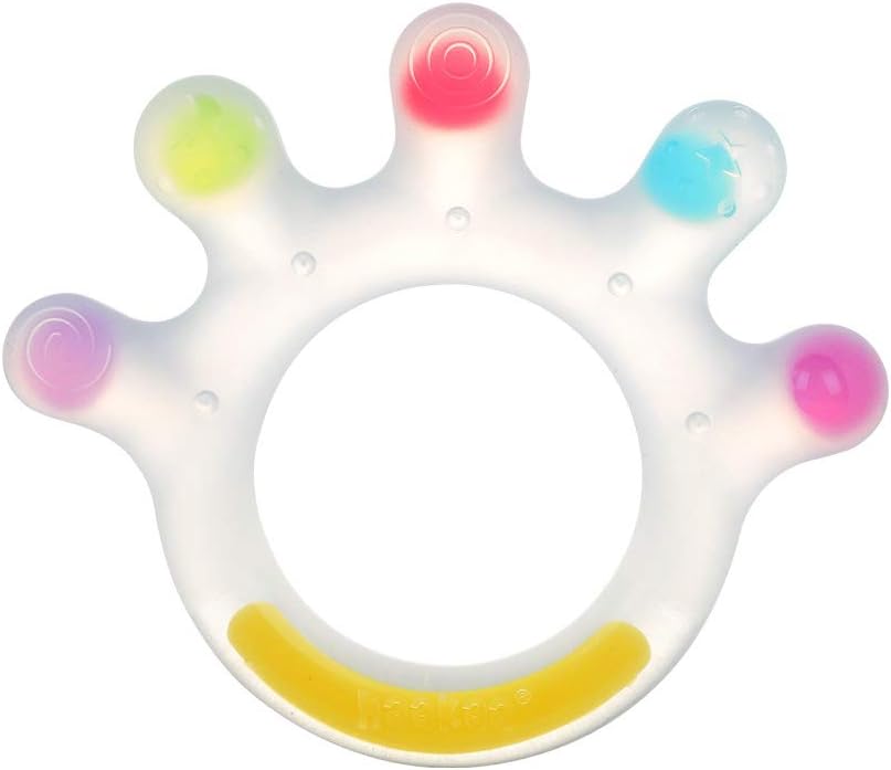 Amazon.com : Comotomo Silicone Baby Teether, Blue, 1.75x1.75x3 Inch ...