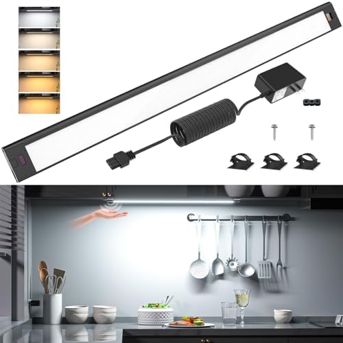 18inch Plug-in Under Cabinet Lighting, 1000LM Led Under Counter Light ...