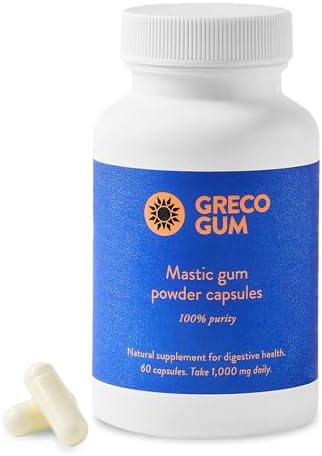 Amazon.com: Greco Gum - Mastic Gum Capsules 500 mg – Greek Chios ...