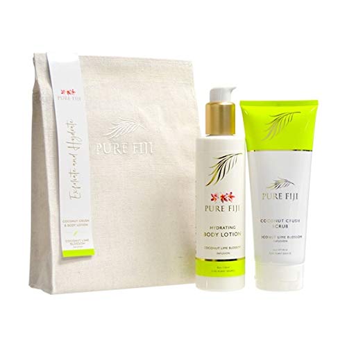 Amazon.com : PURE FIJI Bath Gift Set Hydrate & Polish Kit - Spa Gift ...