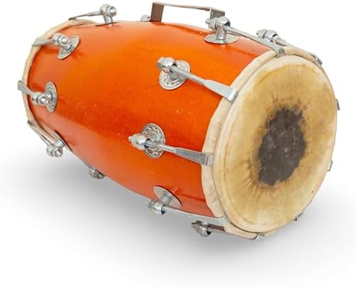 Amazon.com: 14 Inch Medium Handmade Wooden & Leather Classical Indian ...