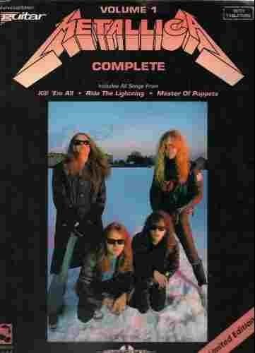 Metallica Complete Vol1 With Tablature: Metallica: 9780895247735 ...