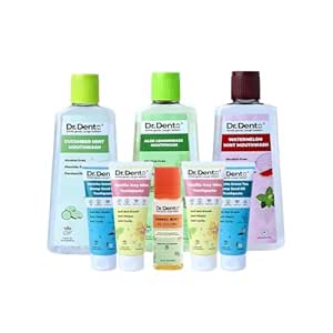 Dr.Dento Travel Pack (100 ml Mouthwash & 16gm Toothpaste & 25ml Oil ...