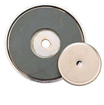 General Tools 376B Shallow Pot Ceramic Magnets, 20-Pound Pull : Amazon ...